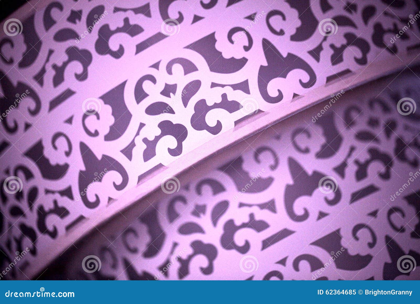 Close Up of Purple Fabric with Design Stock Image - Image of material ...