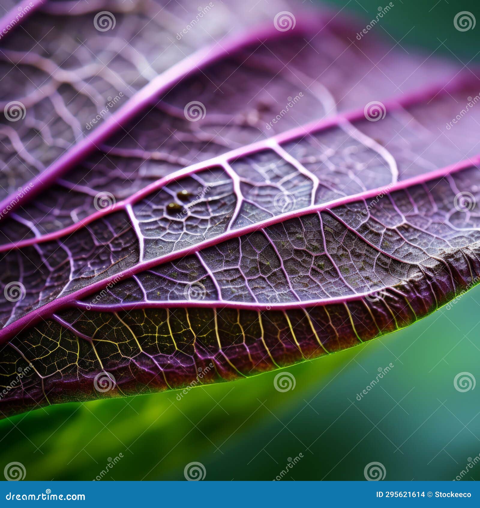 Close Up of a Purple Leaf: Organic Architecture and Eco-friendly ...