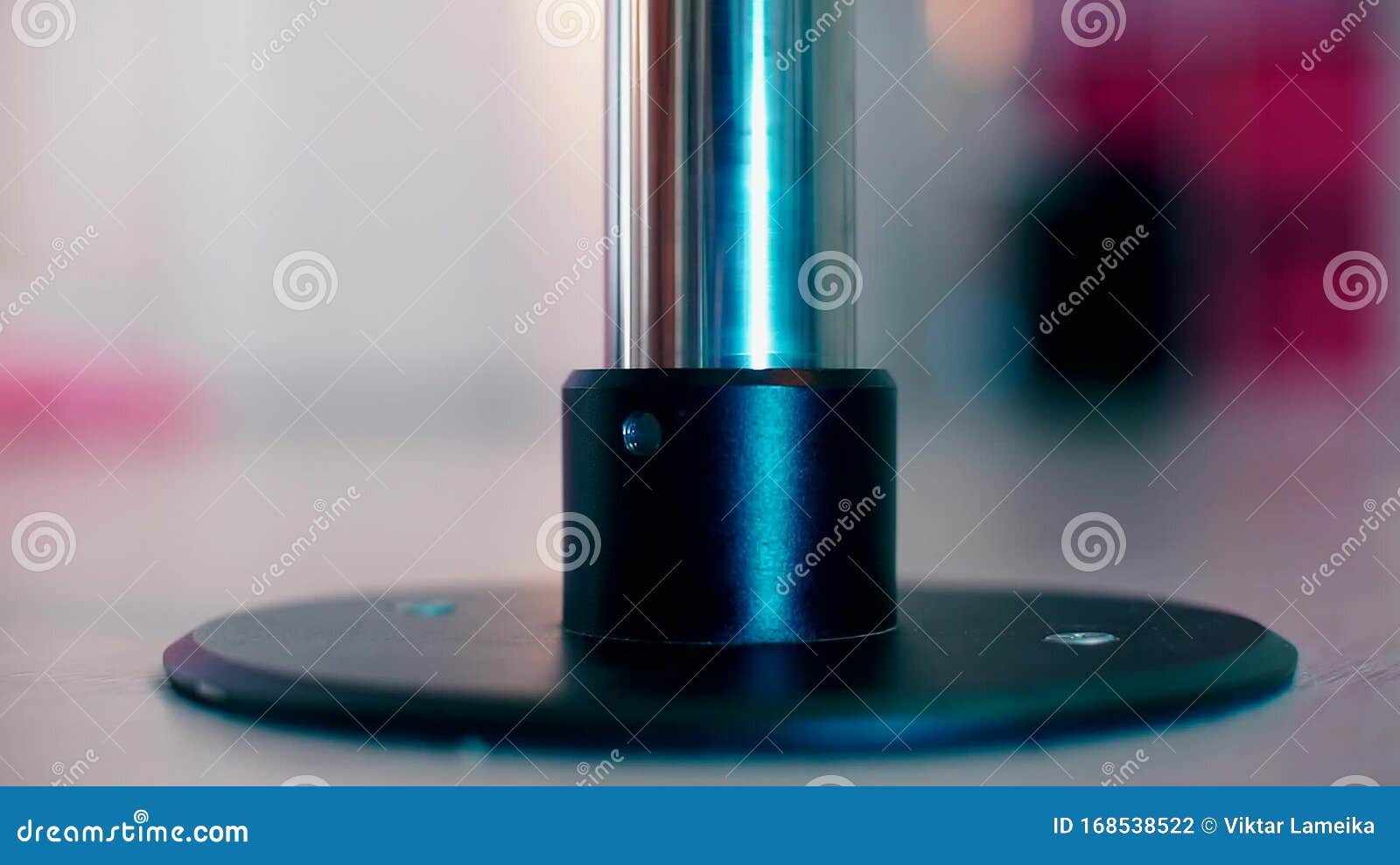 Closeup of a Pylon Base in a Static Glass. Stock Footage - Video of ...