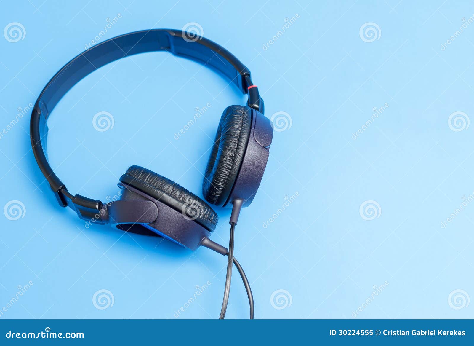 Close-up of Quality Plastic Headphones Stock Image - Image of ...