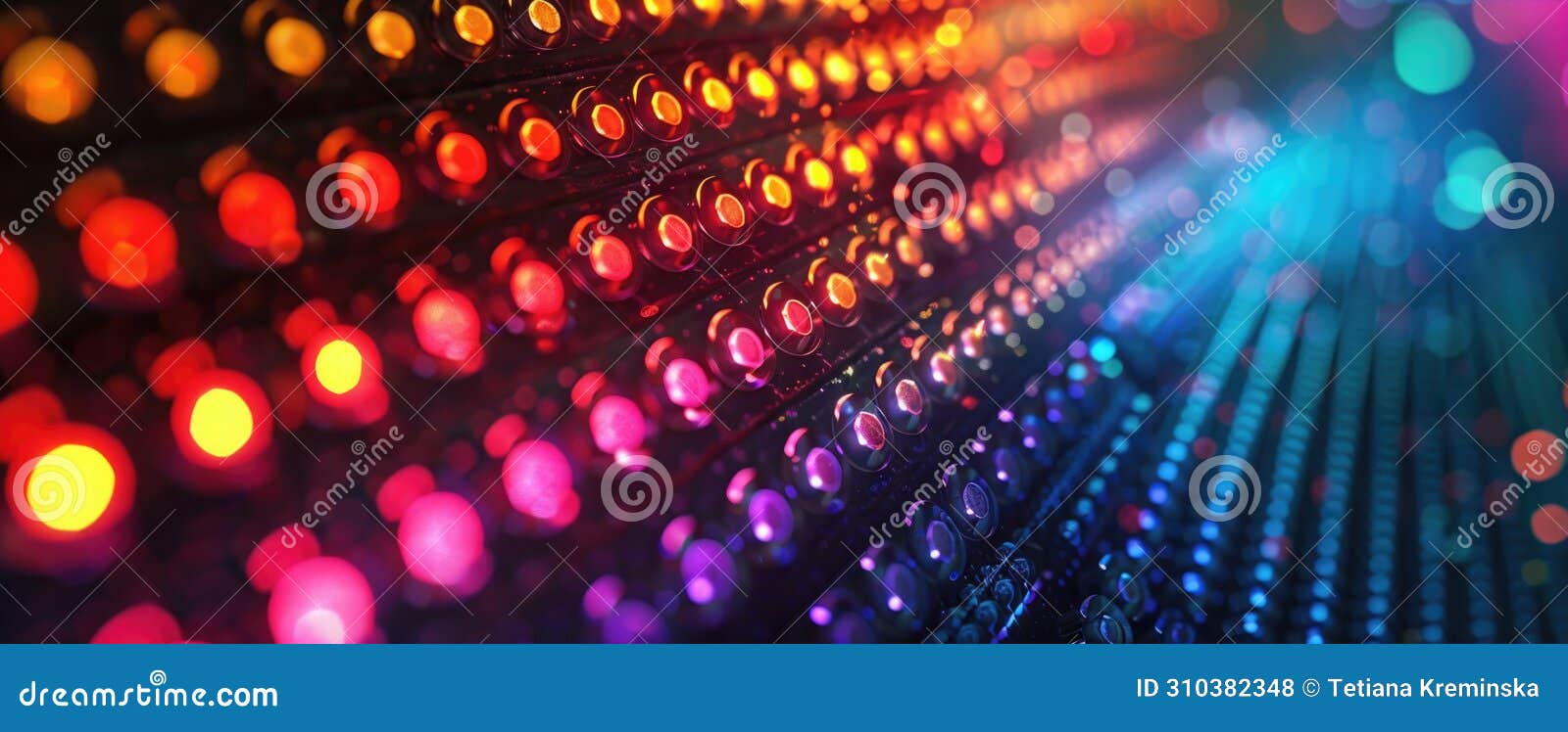 Close-up Of Quantum Dots, Showcasing Their Vibrant Luminescence For ...