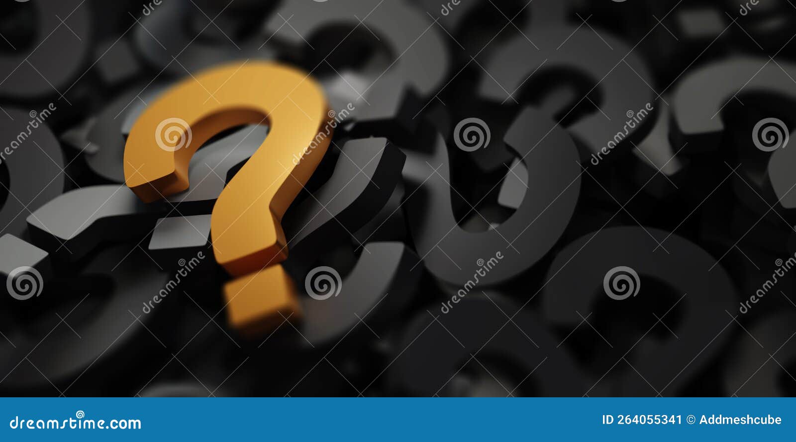 Close Up Question Mark. Dark Theme. Interrogative Topics Royalty-Free ...