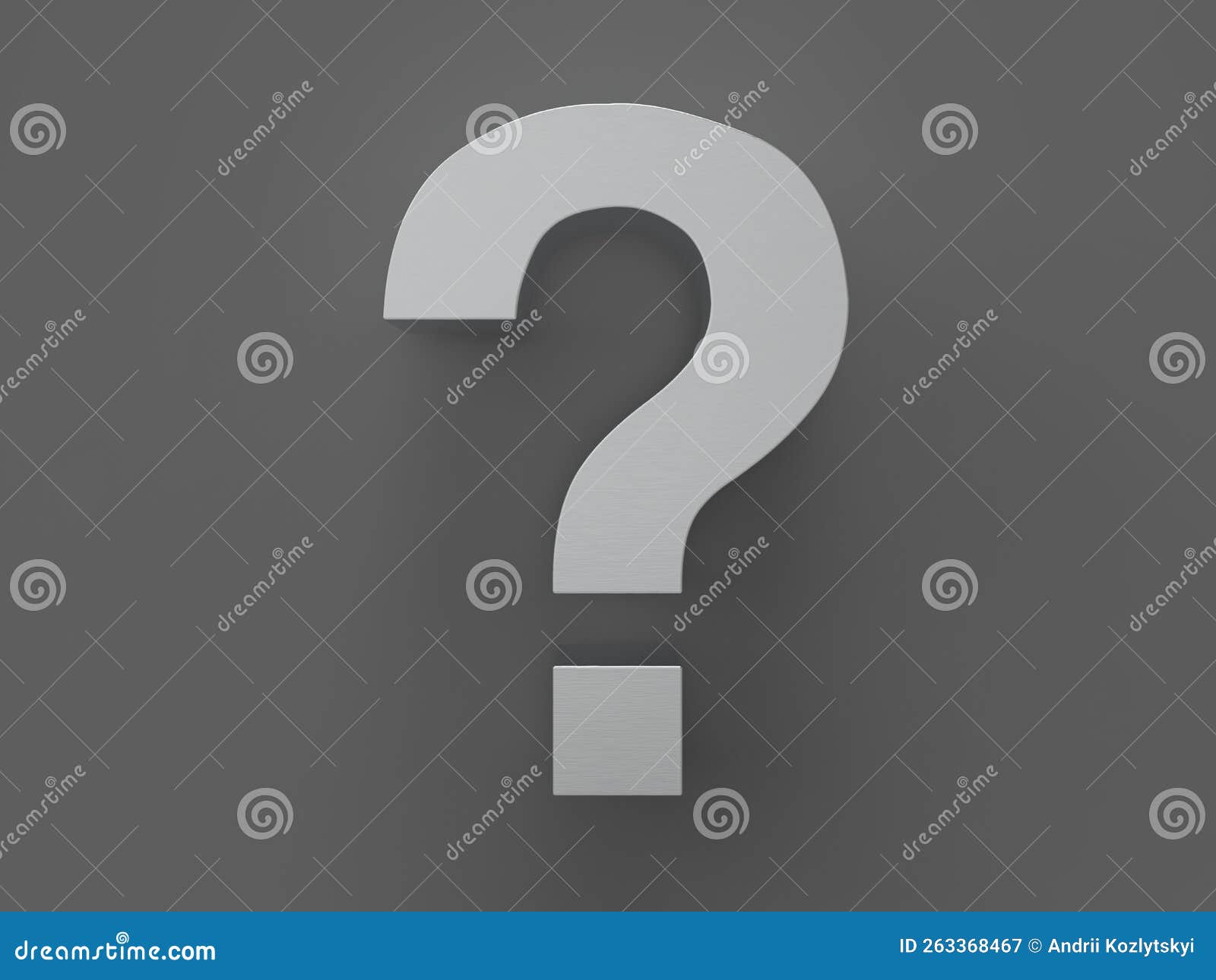 Close Up Question Mark on a Dark Background. Dark Theme. Interrogative ...