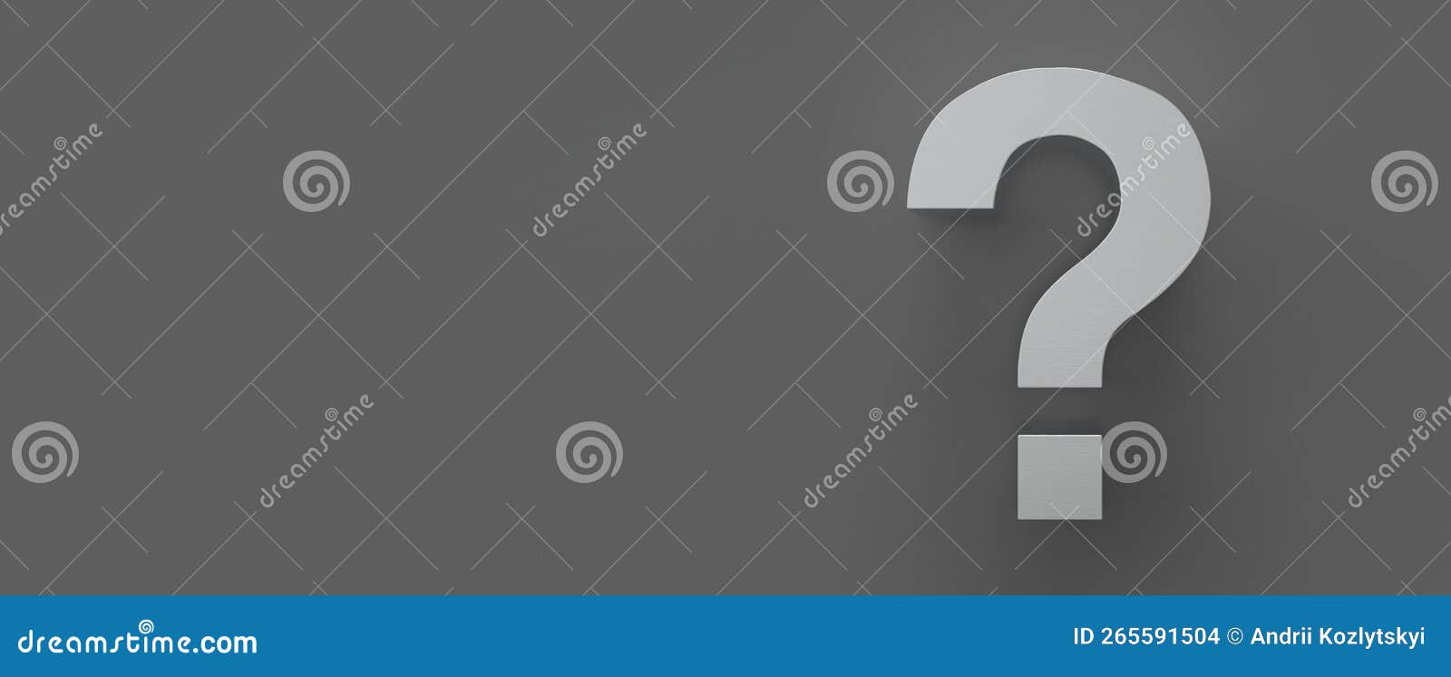 Close Up Question Mark on a Dark Background. Dark Theme. Interrogative ...