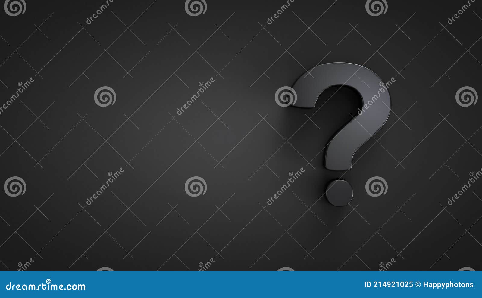 Close Up Question Mark. Dark Theme. Interrogative Topics Royalty-Free ...
