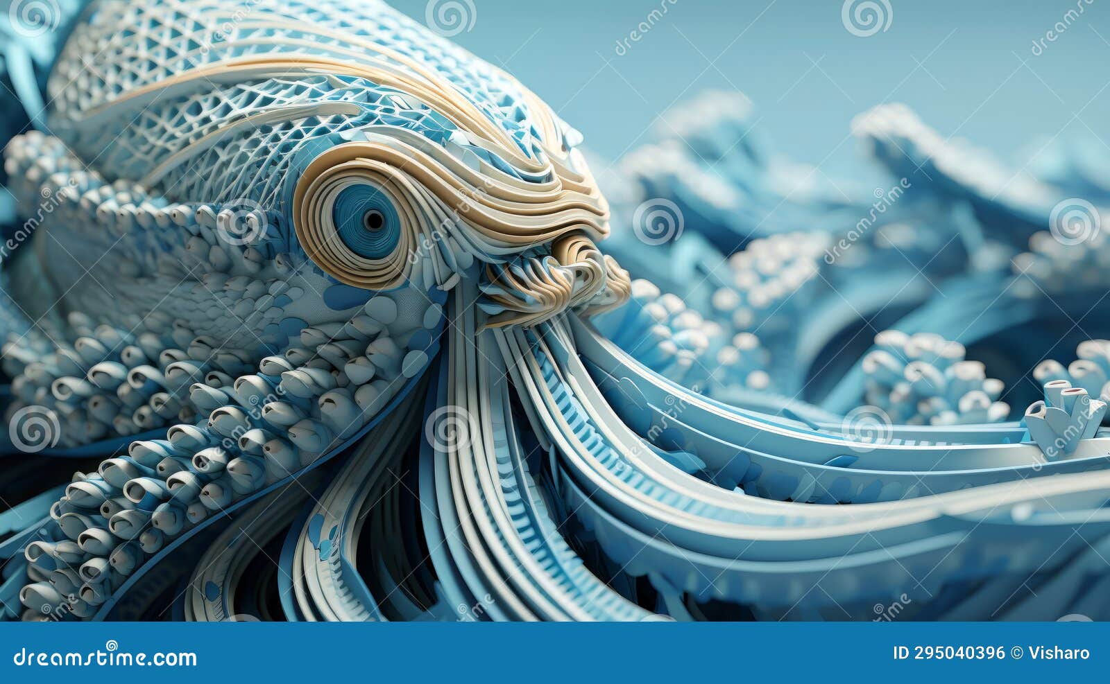Quilled Squid Stock Illustrations – 1 Quilled Squid Stock Illustrations ...