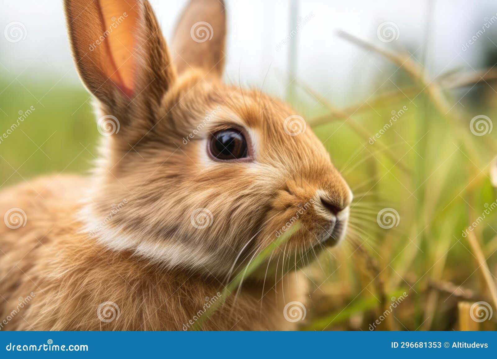 Close-up of a Rabbits Swollen Ear Base Stock Image - Image of disease ...