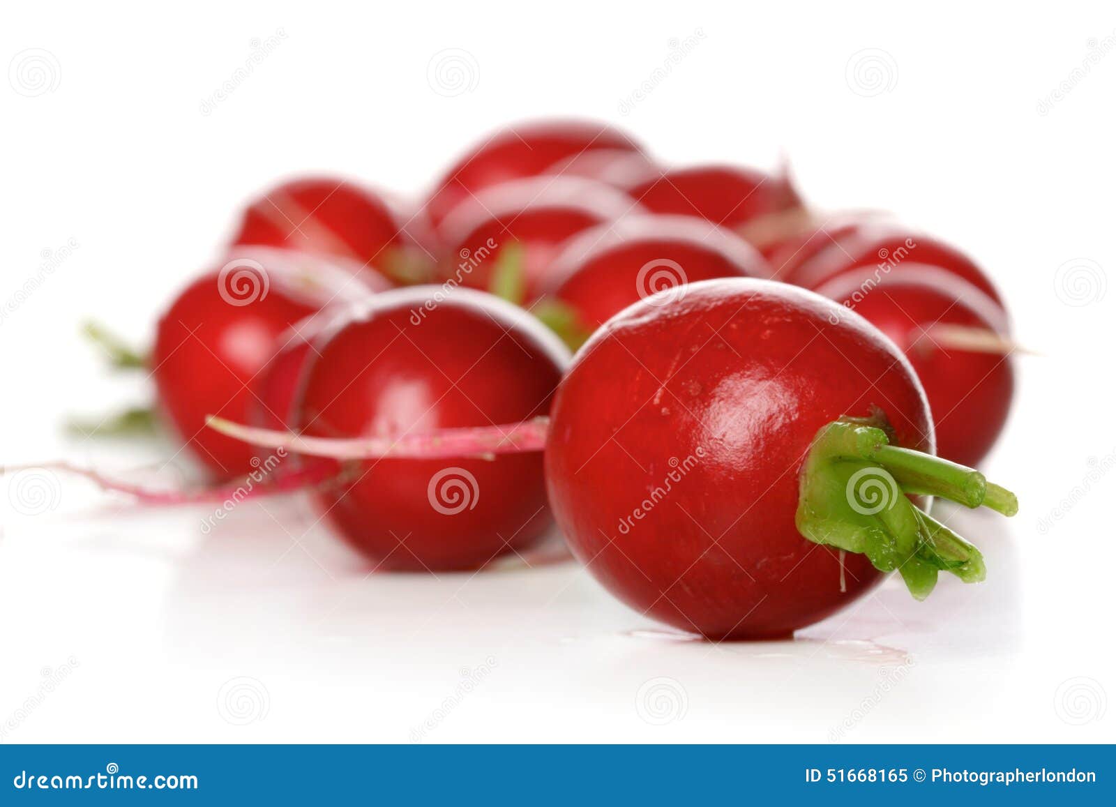 Close-up of Raddish on White Background Stock Image - Image of purple ...