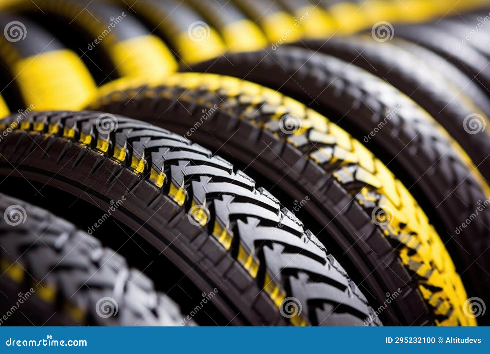 Close-up of Radial Tire Construction Stock Photo - Image of texture ...