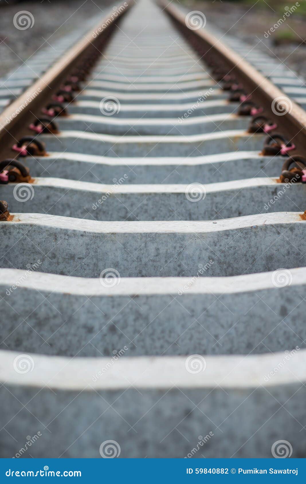 Close up railway tracks stock photo. Image of road, transport - 59840882
