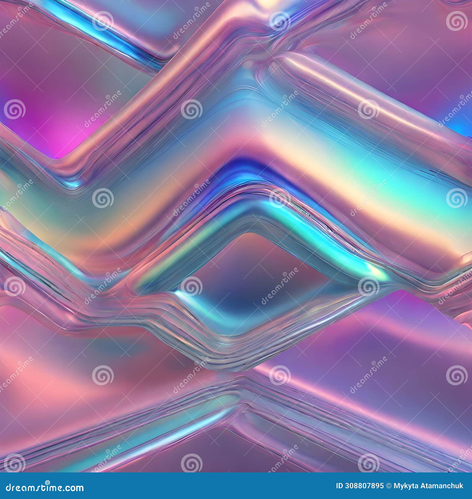 A Close Up Of A Rainbow Colored Abstract Background Illustration ...