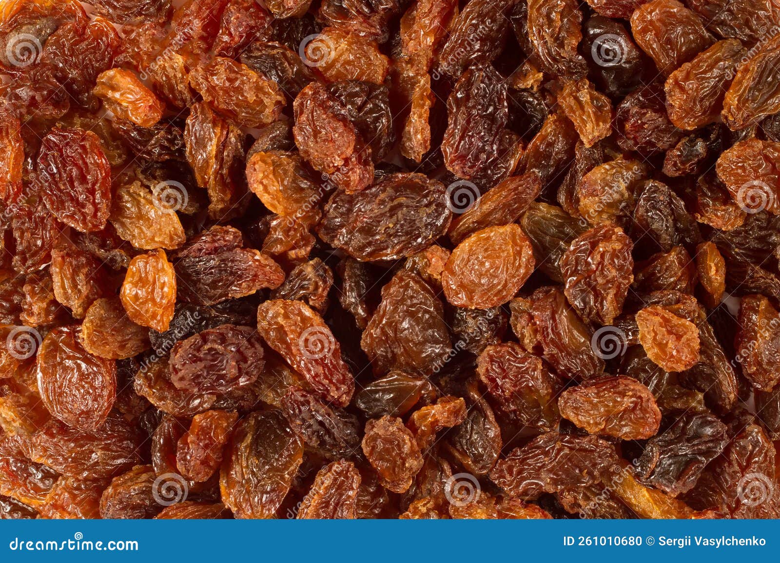 Close-up raisin texture. stock photo. Image of organic - 261010680