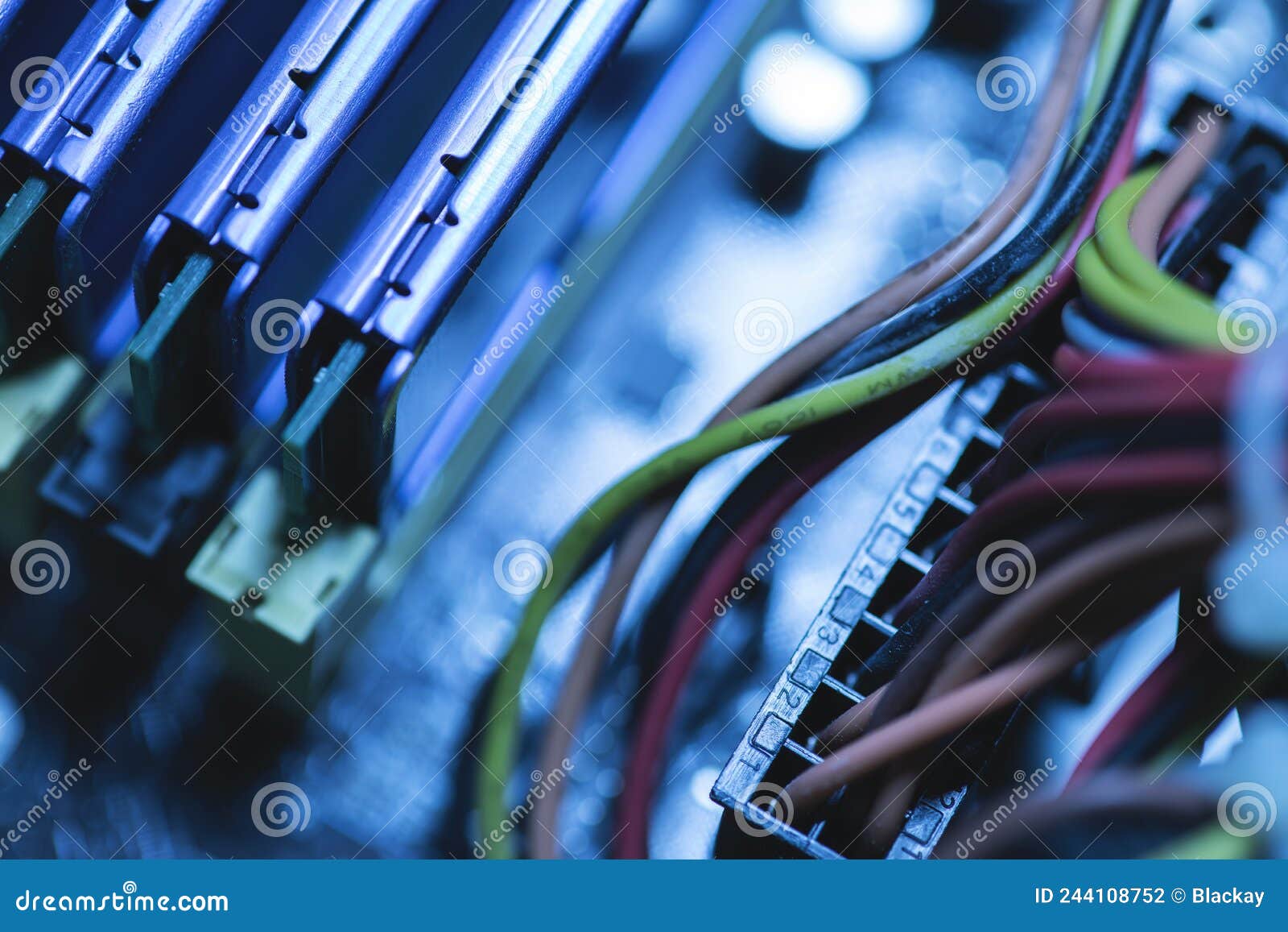 RAM Memory Sticks Inside the Personal Computer Stock Photo - Image of ...