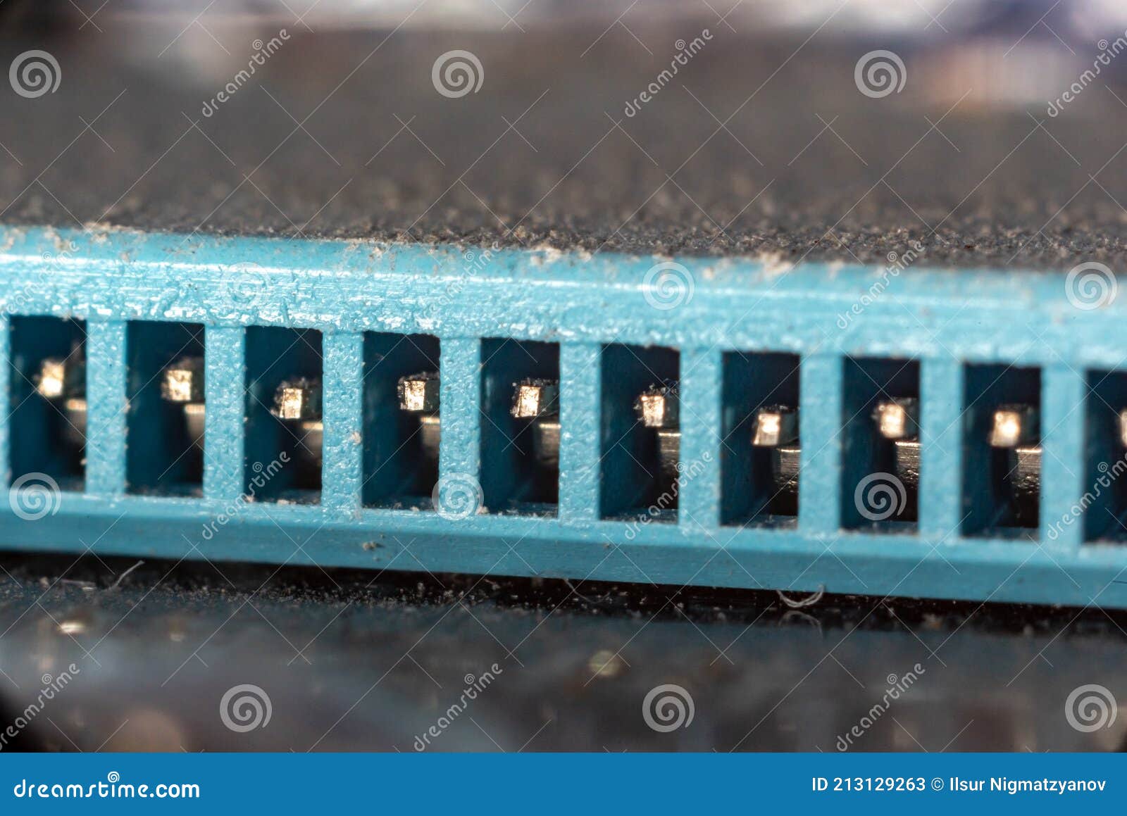 Close-up of Ram Slot on Computer Motherboard Stock Image - Image of ...