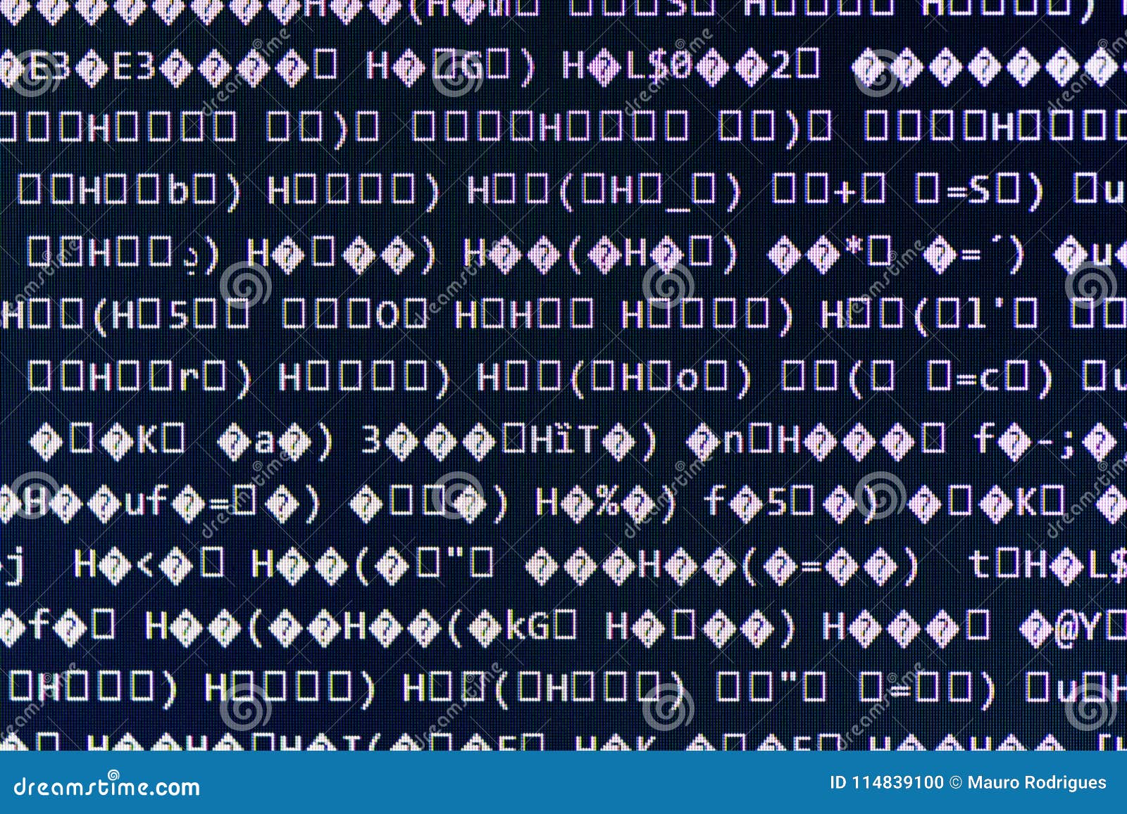 Random computer code stock photo. Image of abstract - 114839100