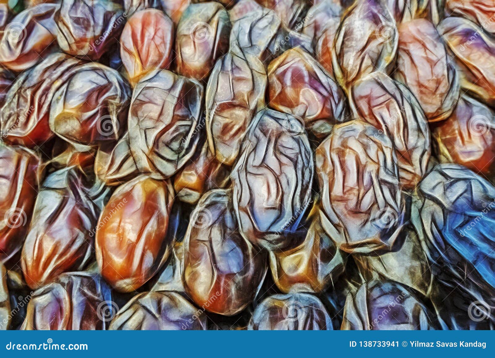 Close Up Arabic Dates in Bulk Stock Image - Image of asian, dessert ...