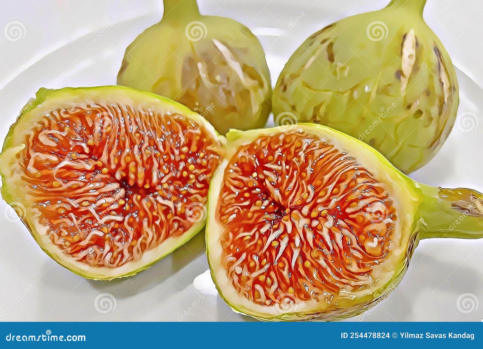 Close-up ready to eat figs stock photo. Image of freshness - 254478824