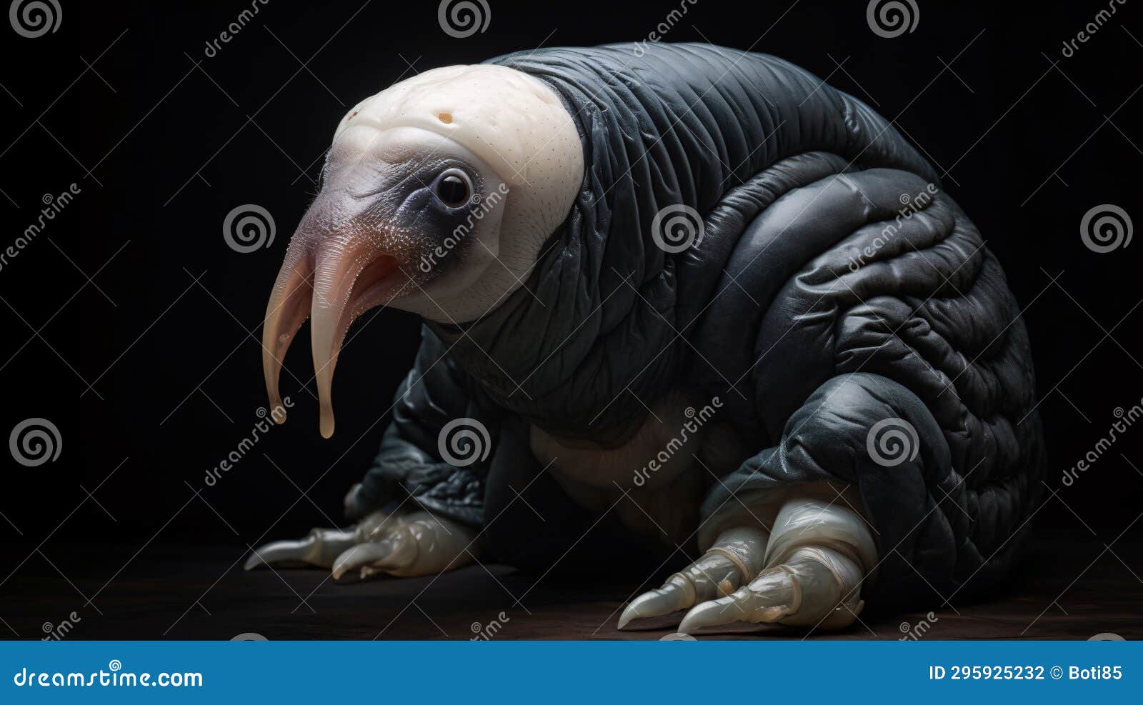 Realistic Looking Alien Lifeform Snail Creature Xenomorph with Dramatic ...