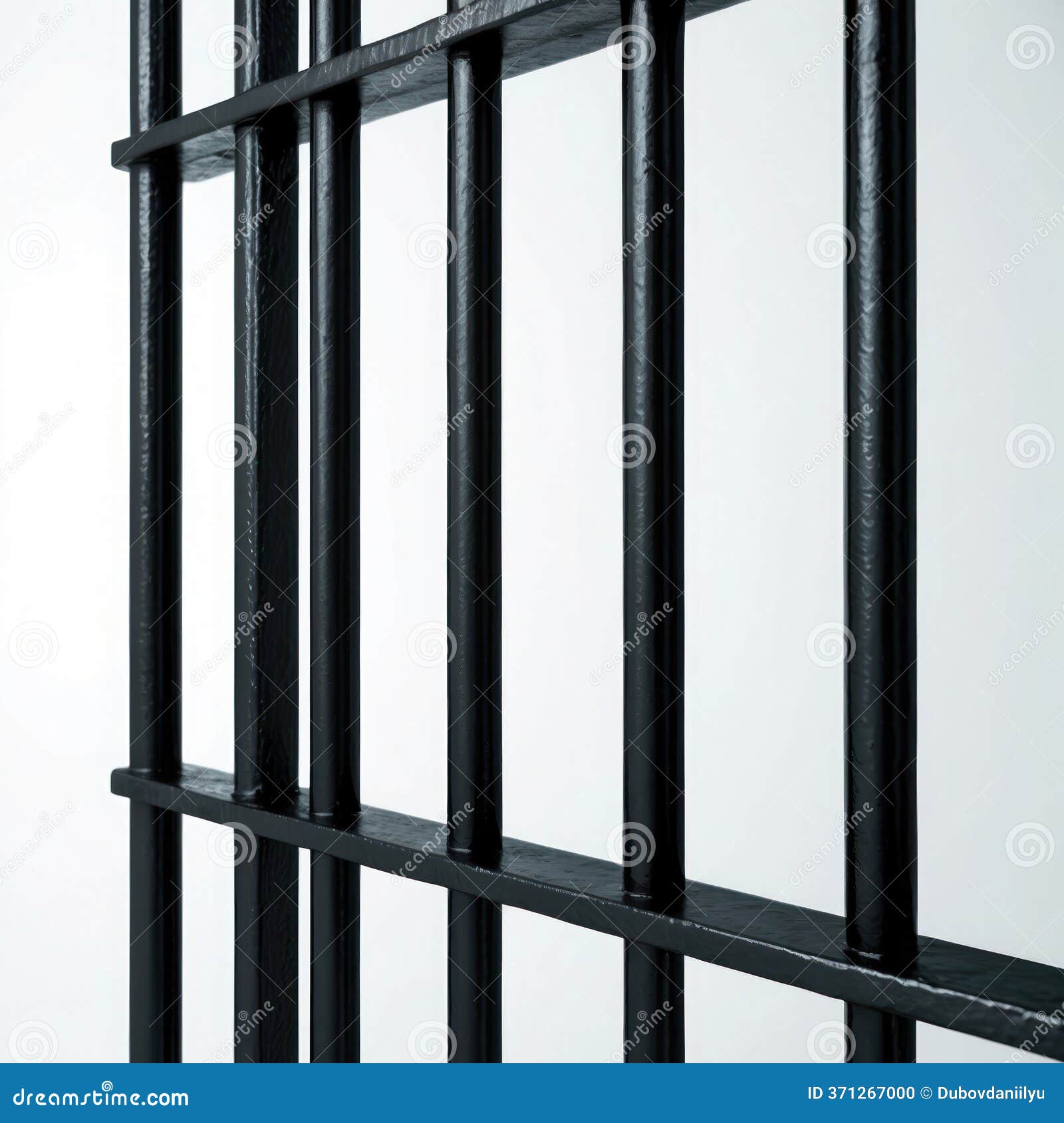 Realistic Prison Metal Bars. Prison Fence. Jail Grates. Iron Jail Cage ...