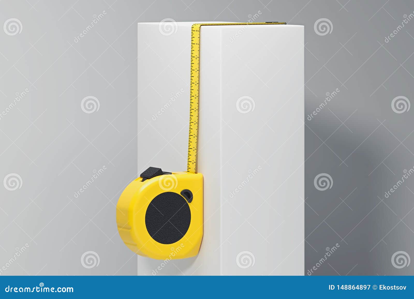 Yellow Measure Ruler Meter Vector Tape Metric Centimeter Illustration