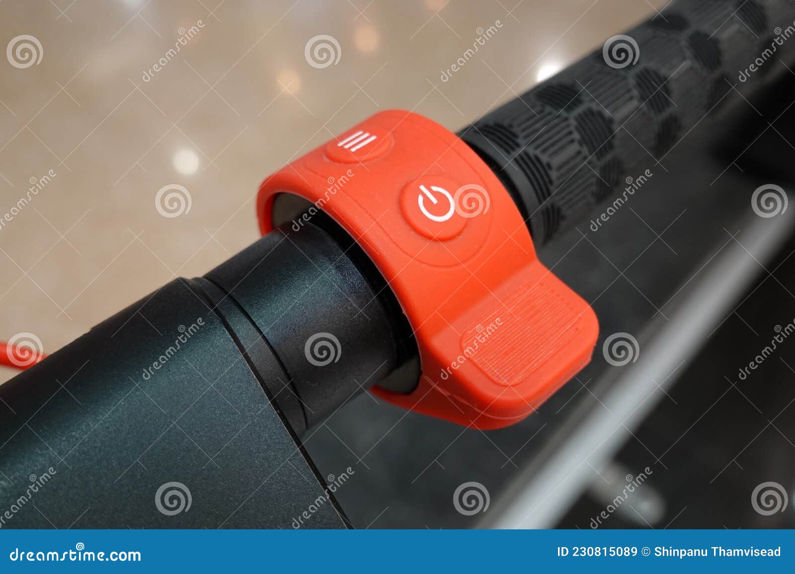 Close Up, the Red Accelerator, Throttle Electric Scooter Lever for Stop ...