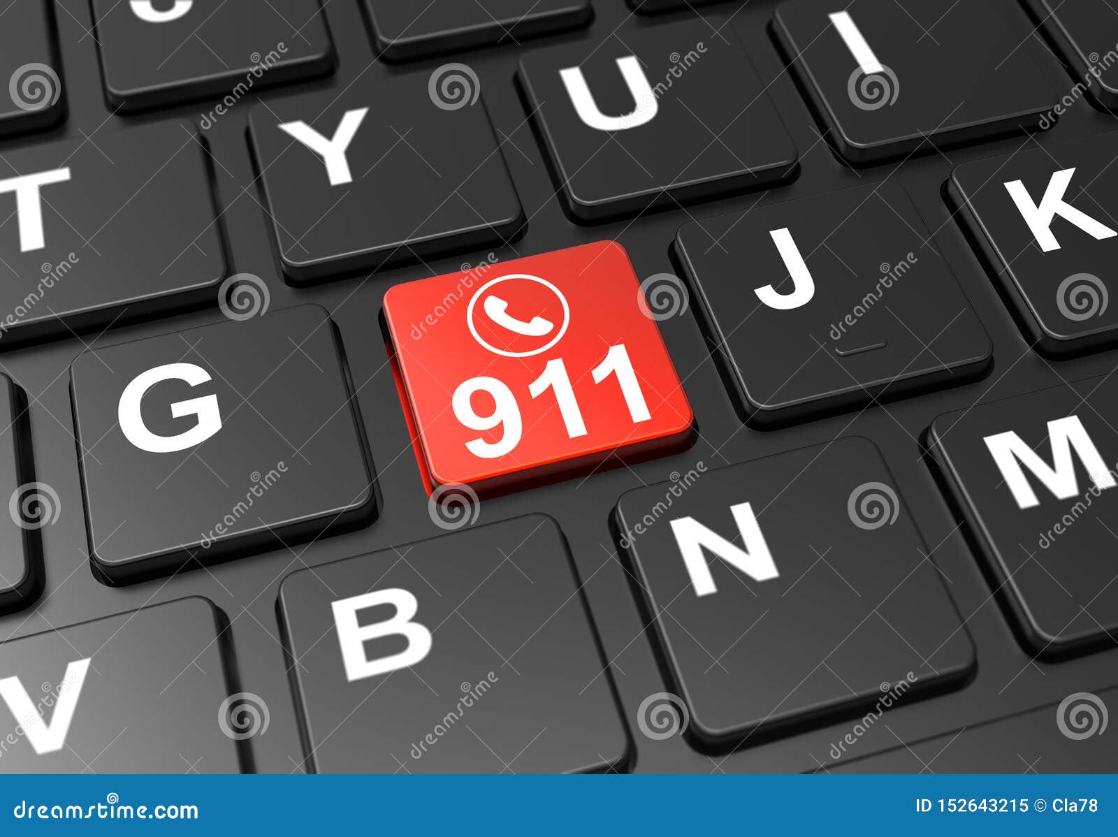 Close Up Red Button with Emergency 911 Sign on Black Keyboard Stock ...