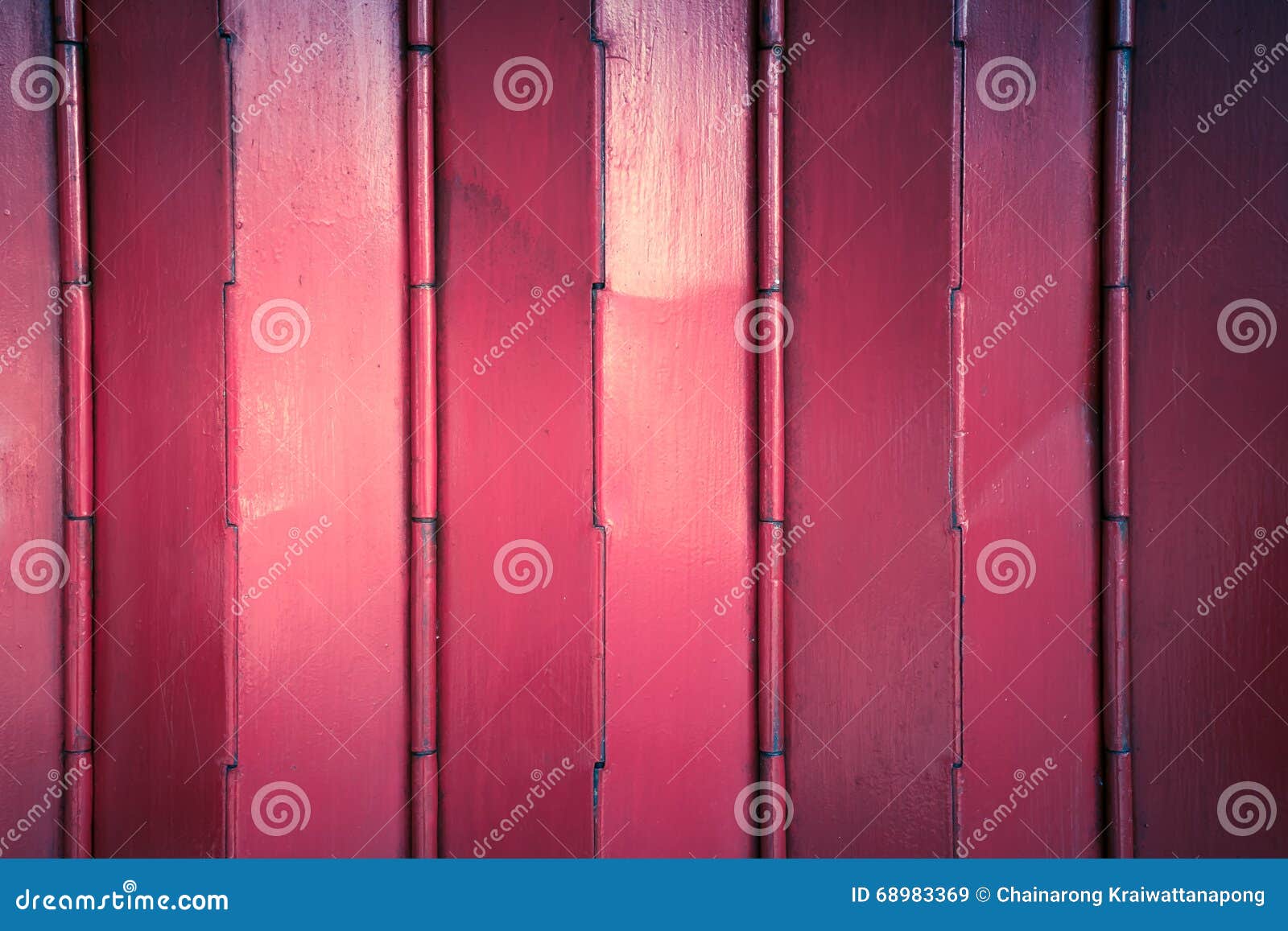 Close Up Red Color Wrought Iron Gates Stock Image - Image of grunge ...