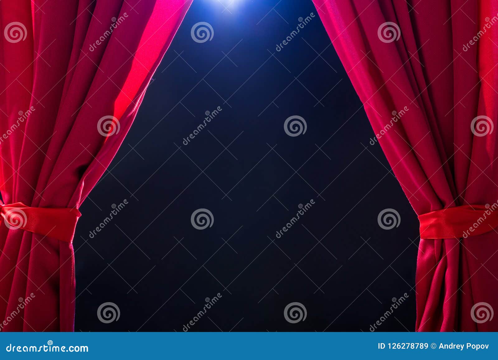 Close-up of a Red Curtain stock image. Image of classical - 126278789