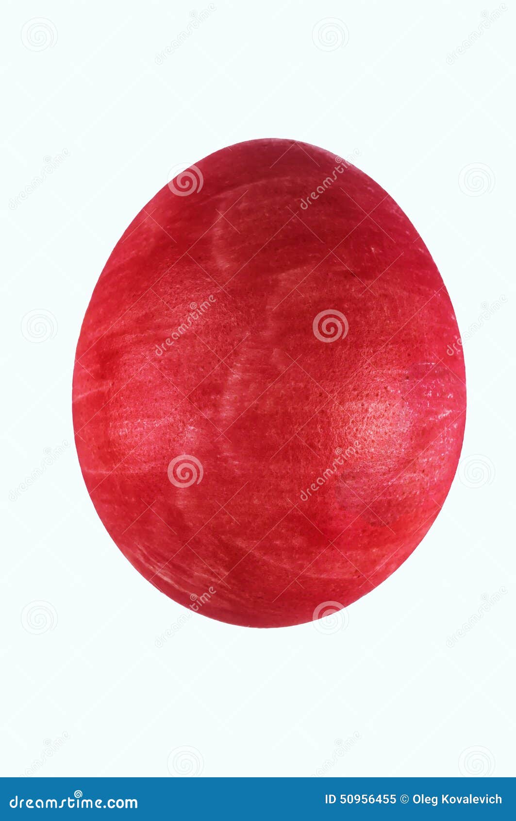 Close Up Red Egg Isolated on White Background Stock Image - Image of ...