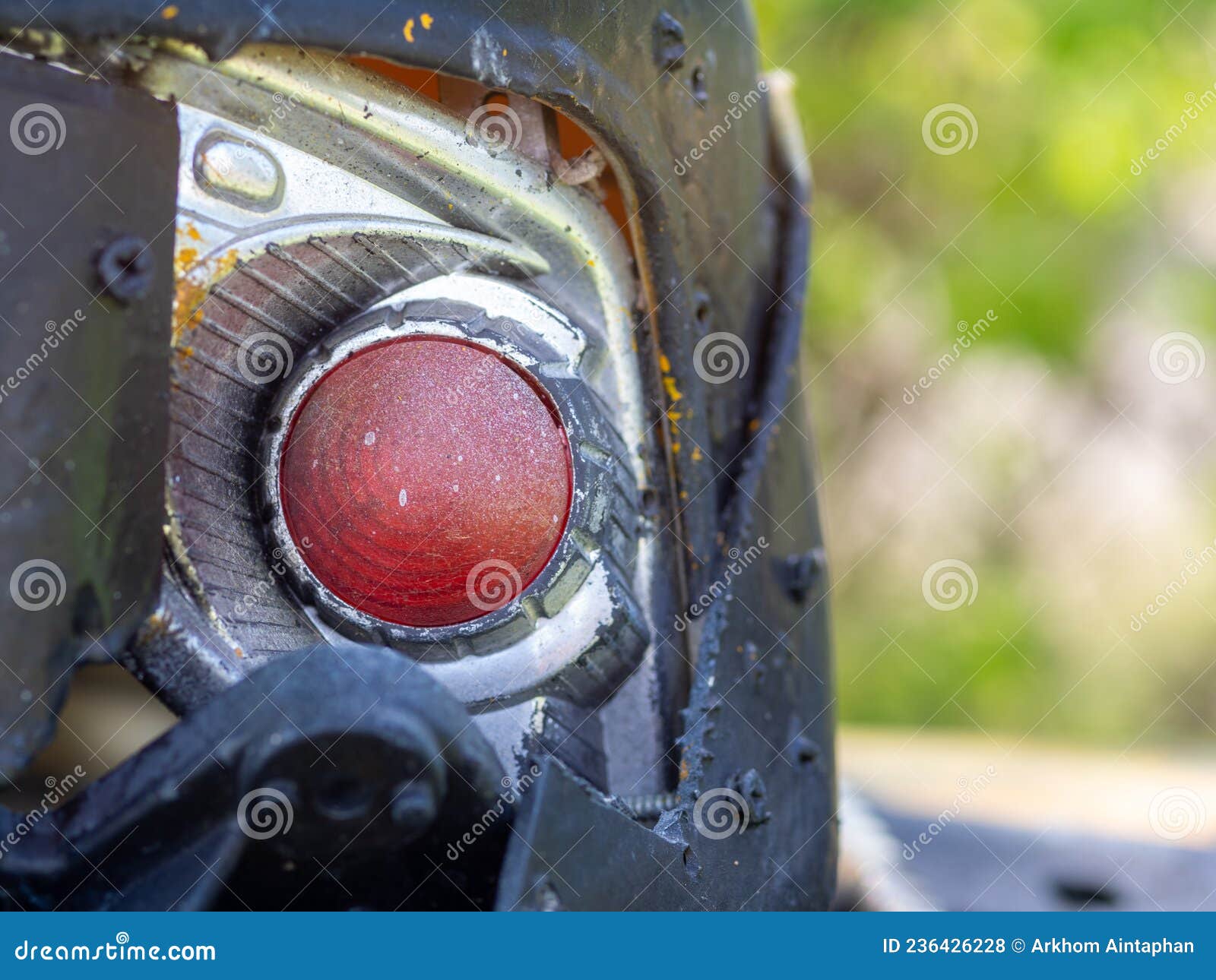 Close Up is Red Eye of Robot Stock Photo - Image of connect, close ...
