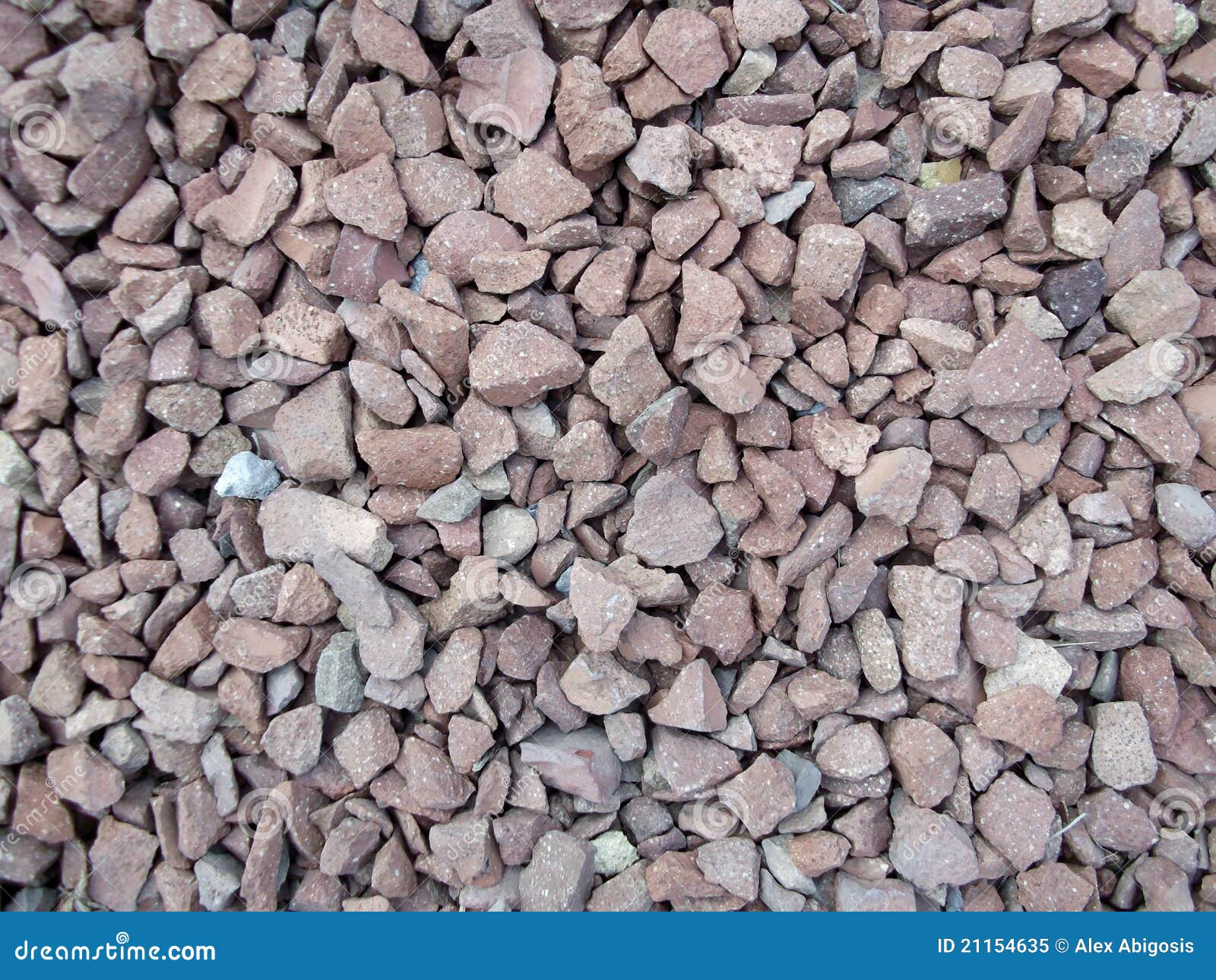 Close up of red gravel stock image. Image of crushed - 21154635