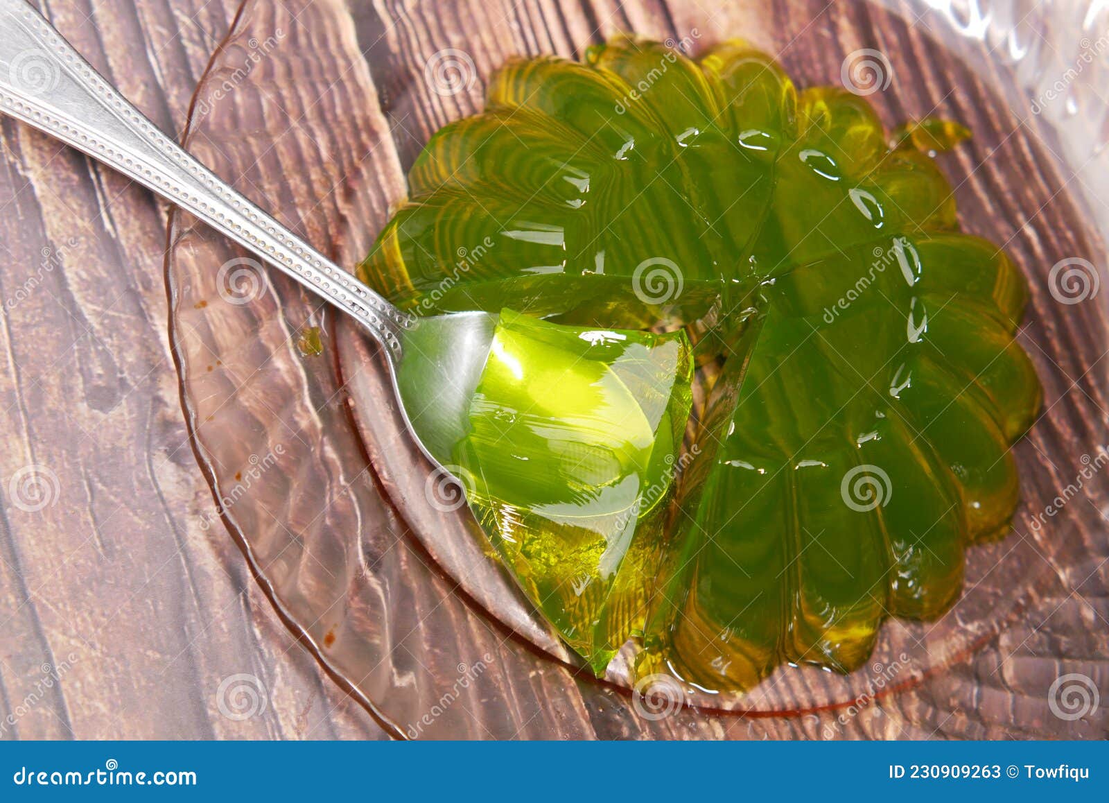 Close Up of Red Jelly on Plate on Table, Stock Image - Image of ...