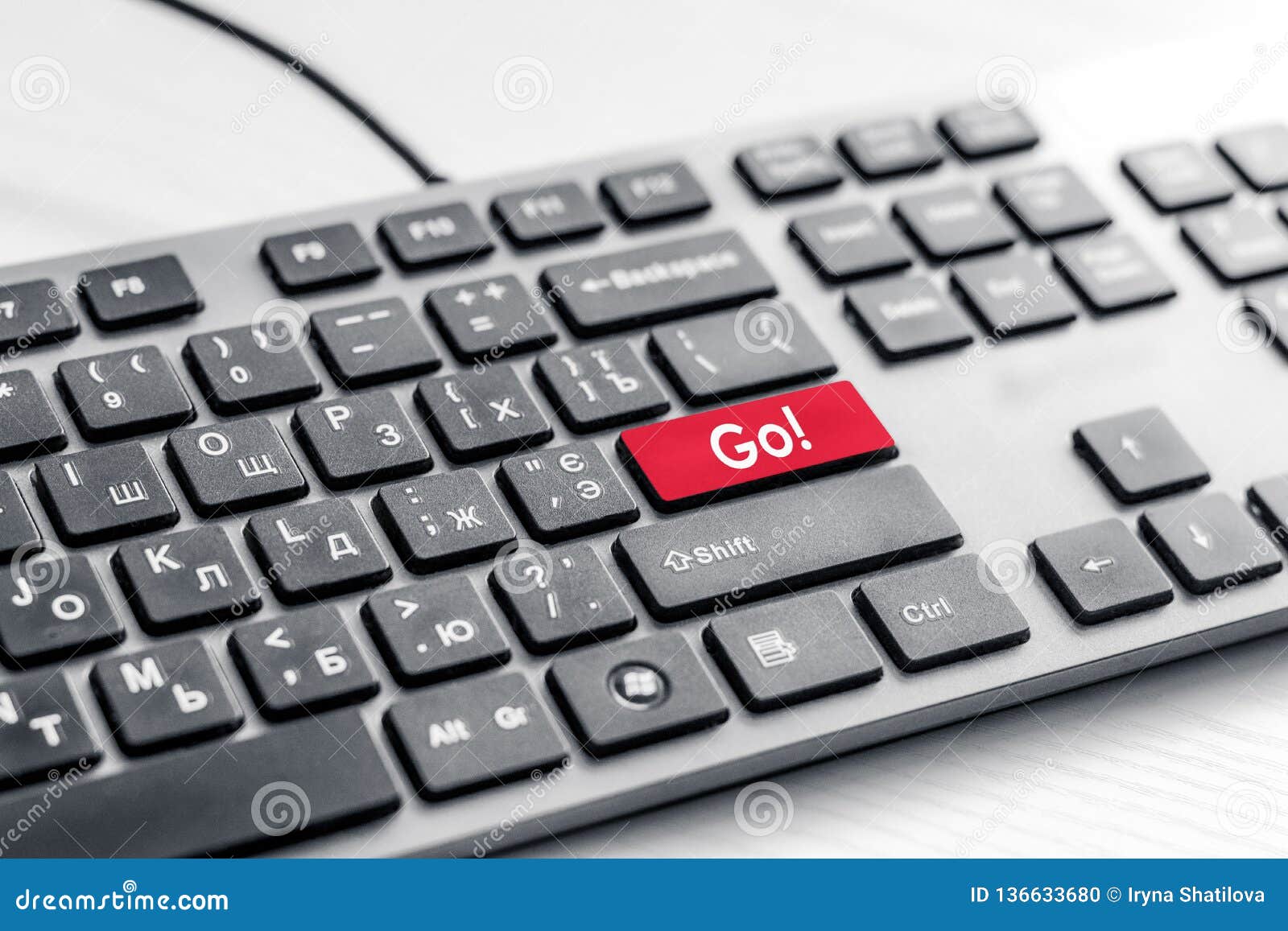 Close Up Red Keyboard Button Editorial Image - Image of internet ...
