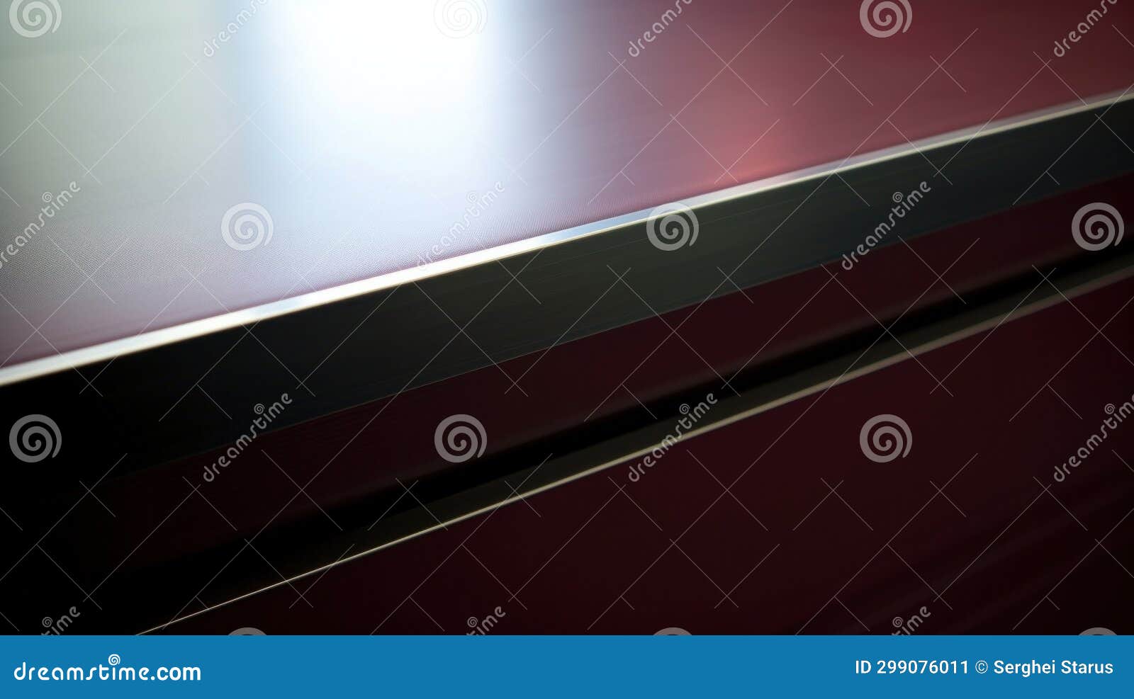 A Close Up of a Red Kitchen Counter, AI Stock Illustration ...