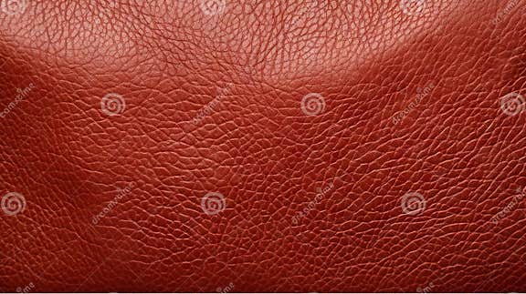 A Close Up of a Red Leather Textured Surface with a Light Reflection ...