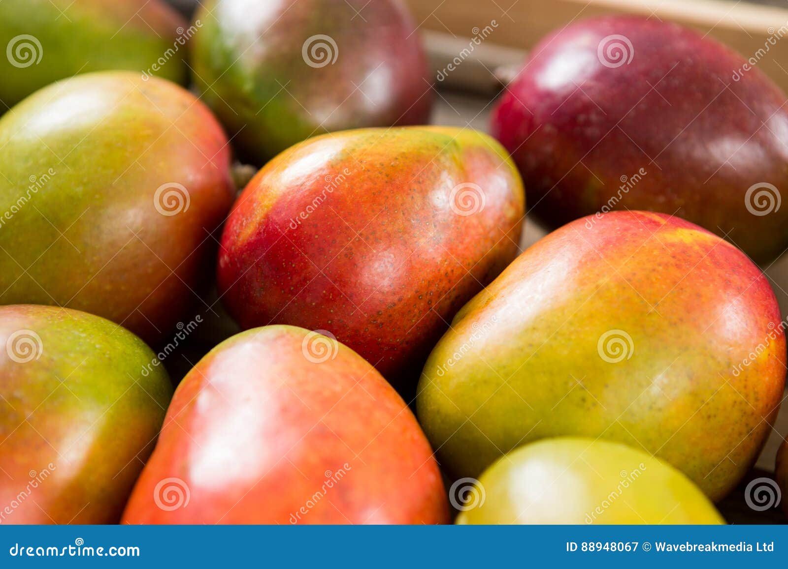 Close-up of red mangoes stock image. Image of freshness - 88948067
