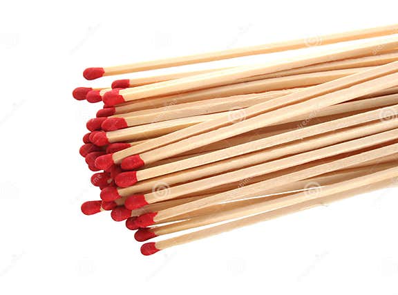 Close-up of a red matches stock image. Image of equipment - 38208339