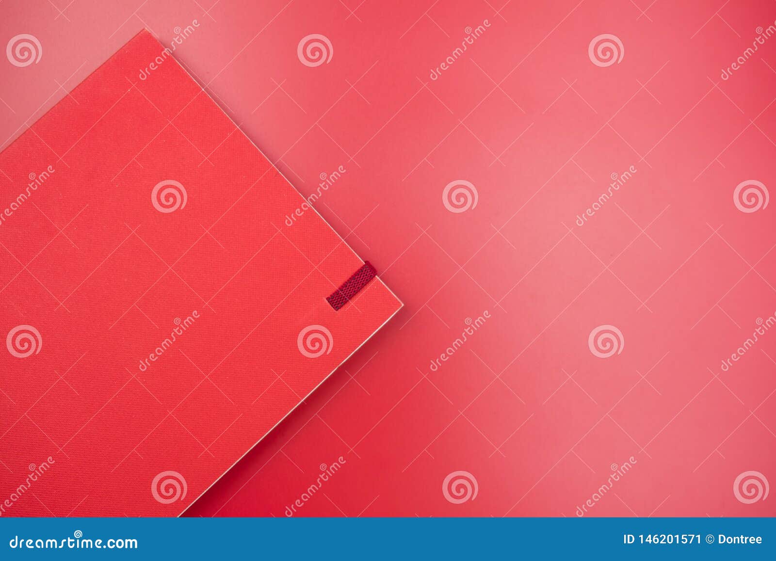 Close Up Red Paper Notebook Stock Image - Image of reminder, memo ...