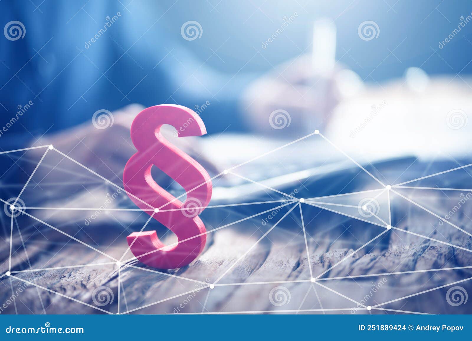 Close-up of a Red Paragraph Symbol Stock Photo - Image of financial ...