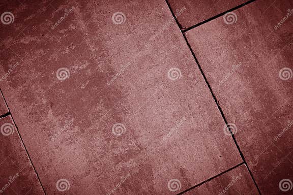 Close-up of a red pavement stock photo. Image of macro - 291703568