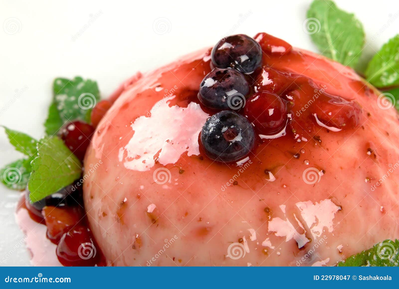 Close-up red pudding stock image. Image of delicious - 22978047