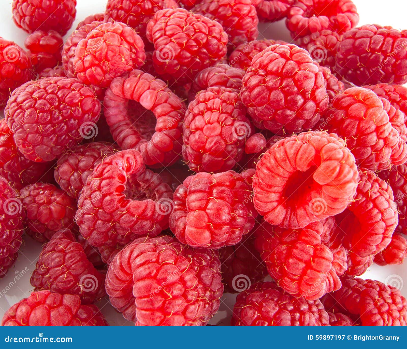 Close up red raspberries stock image. Image of fresh - 59897197