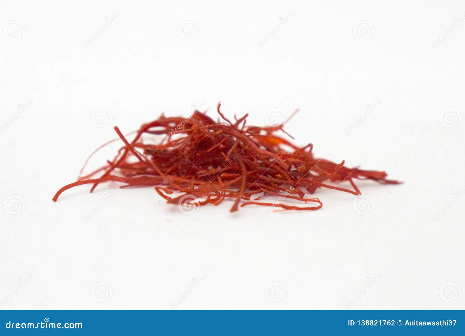 Close up of red saffron. stock photo. Image of aromatic - 138821762
