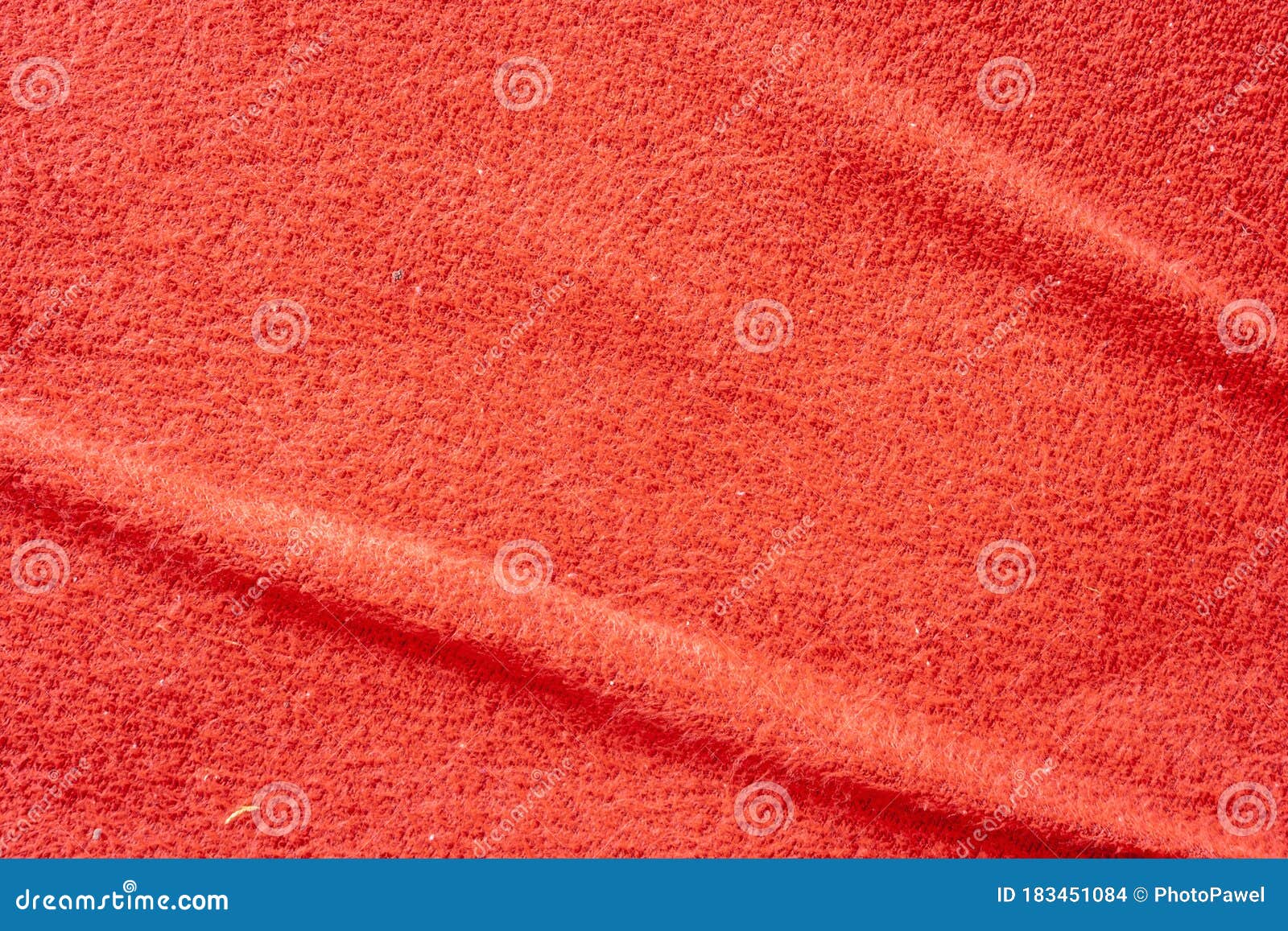 Close-up Red Textile Texture for Background. Fabric Pattern. Abstract ...