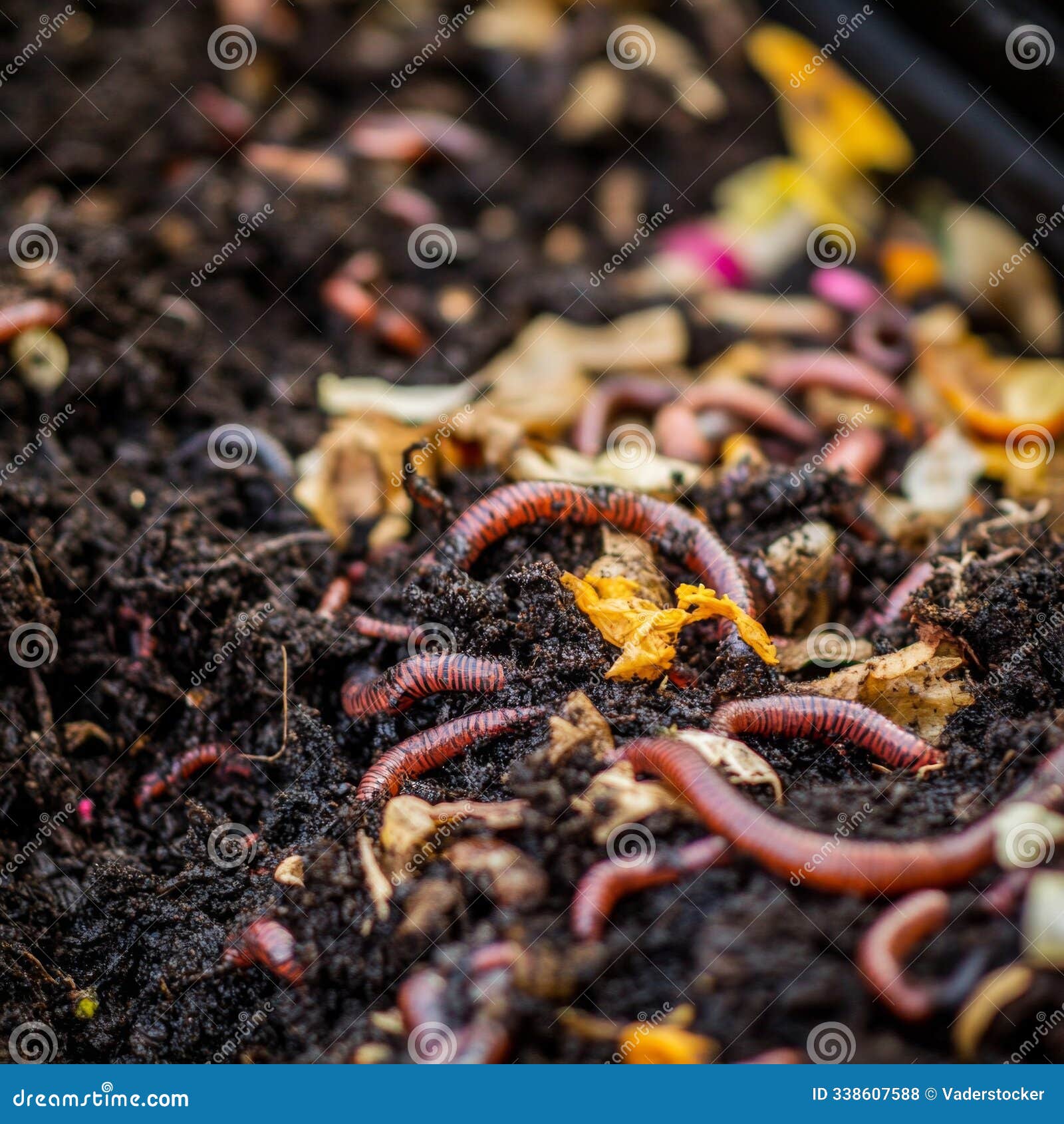 Close-up Of Compost Pile With Decomposing Leaves Royalty-Free Stock ...