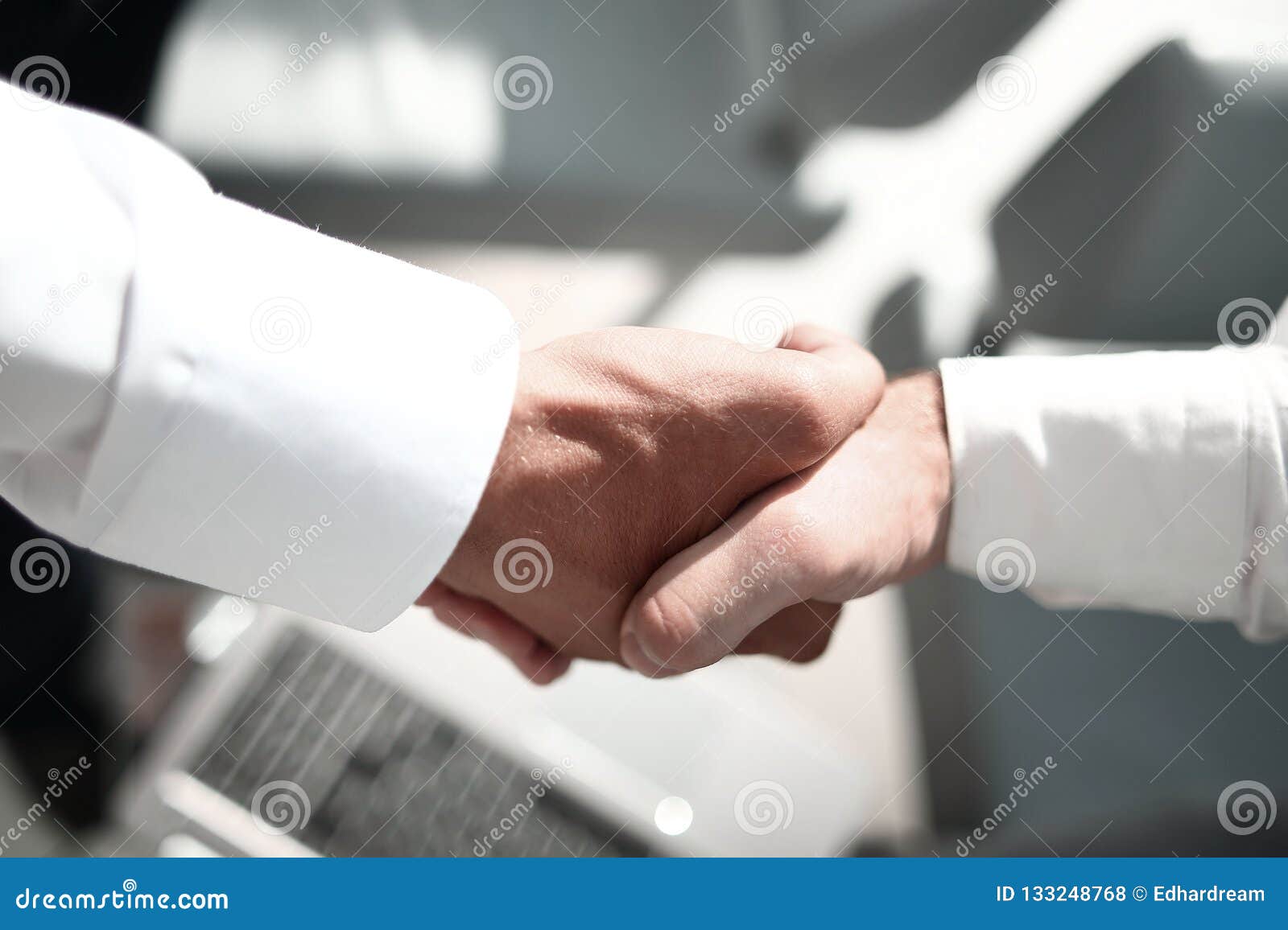 Close Up.reliable Handshake of Business Partners Stock Photo - Image of ...