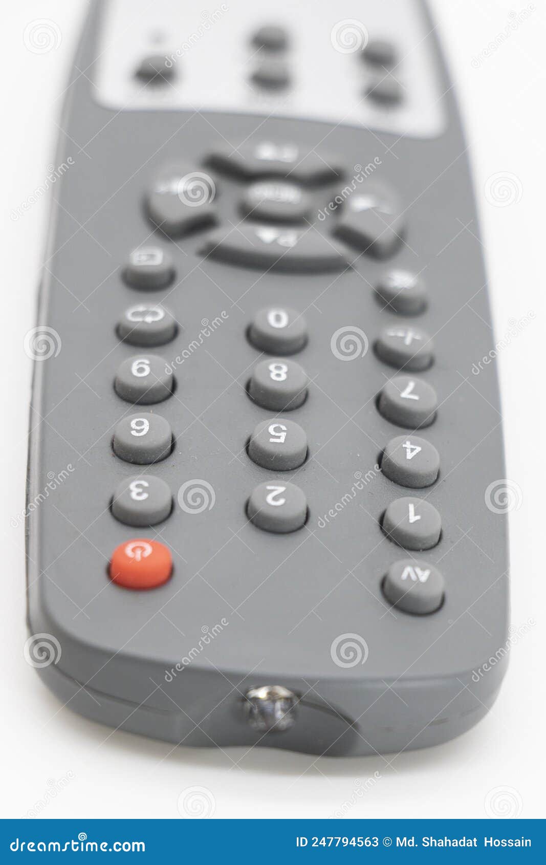 Close Up Remote Control for Controlling Tv Stock Image - Image of ...