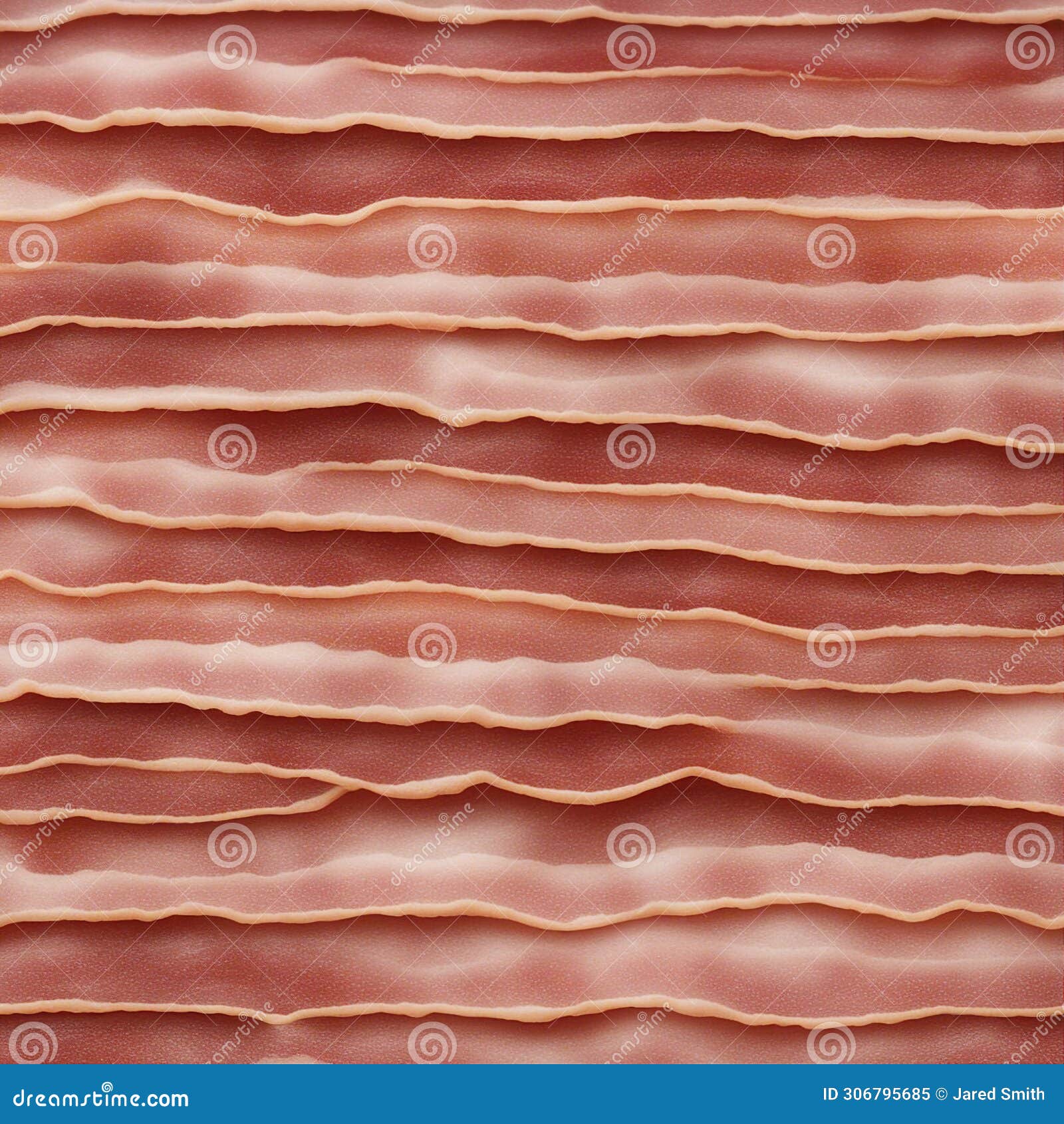 Bacon Texture: Translucent Resin Waves On White Background Royalty-Free ...