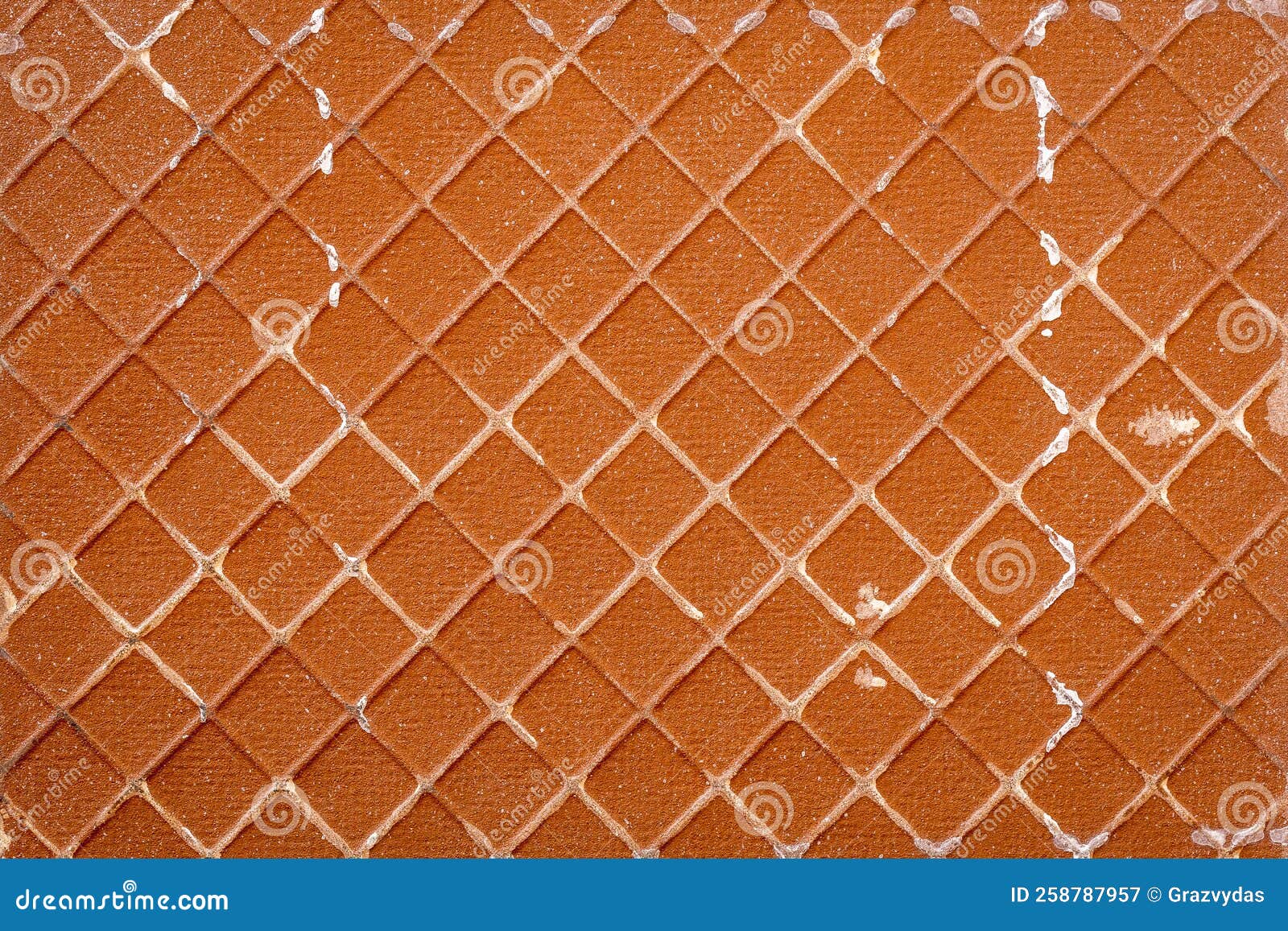 Close-up of Reverse Side of the Ceramic Tile Stock Image - Image of ...
