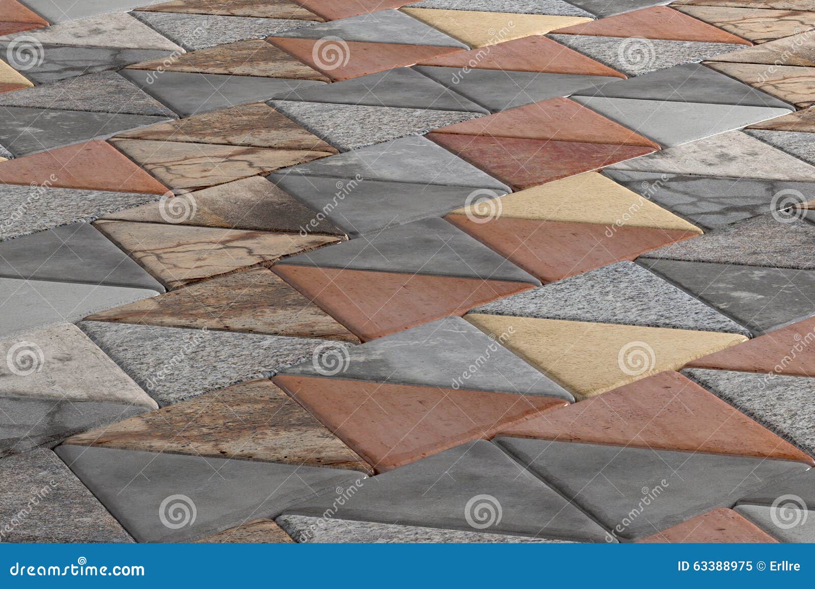 Close-up of Rhombus Pavement Stock Illustration - Illustration of ...